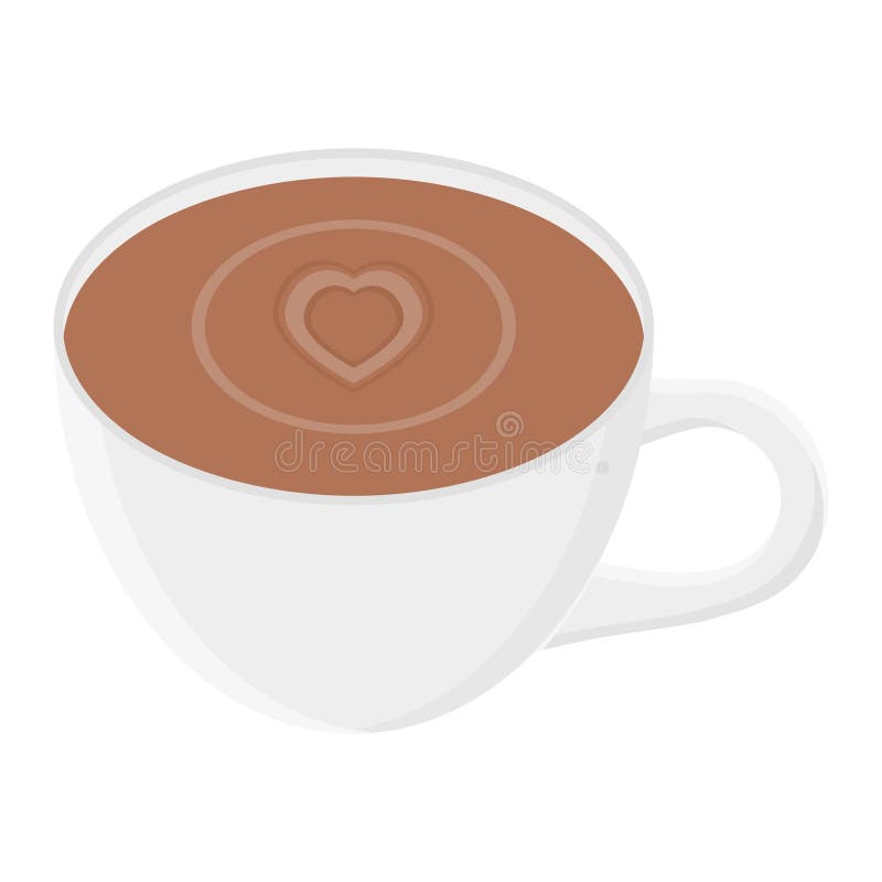 Coffee Cup Hot Drink Refreshing Vector Stock Vector - Illustration of ...