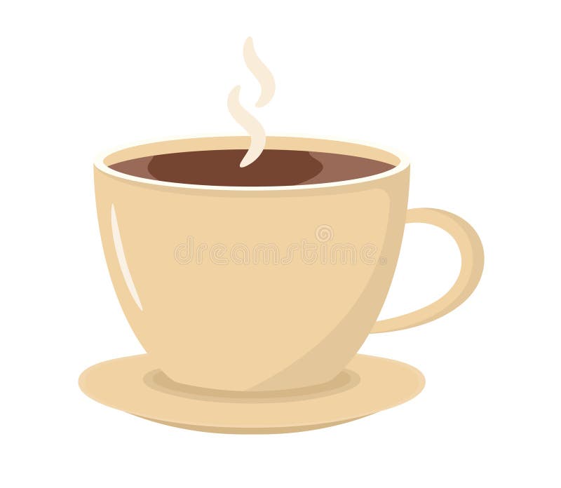 Coffee Cup stock vector. Illustration of white, morning - 367716717