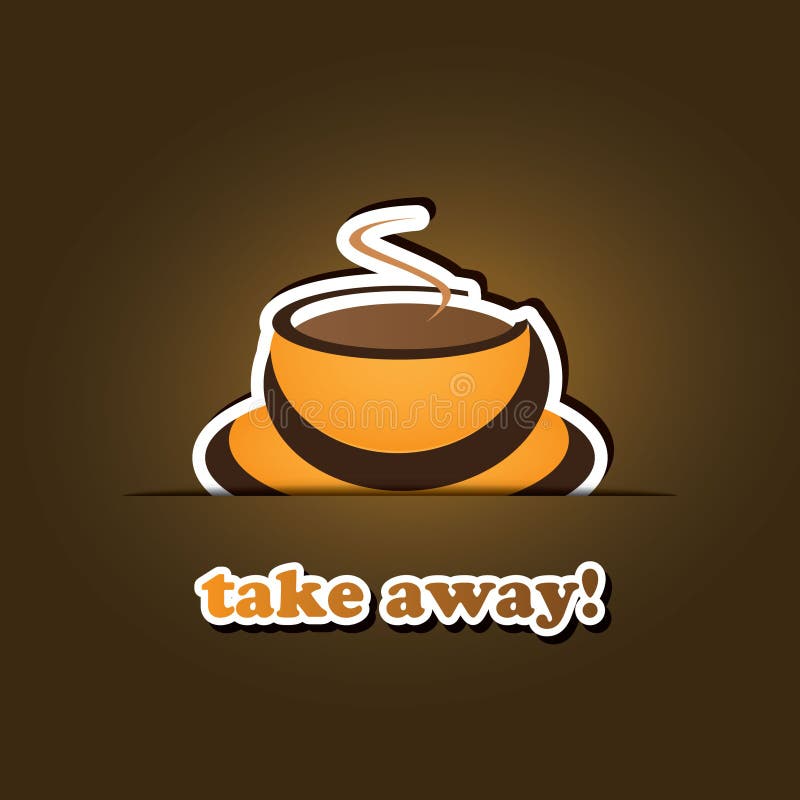 Take Away Coffee Cup Template Stock Illustrations – 3,827 Take Away ...