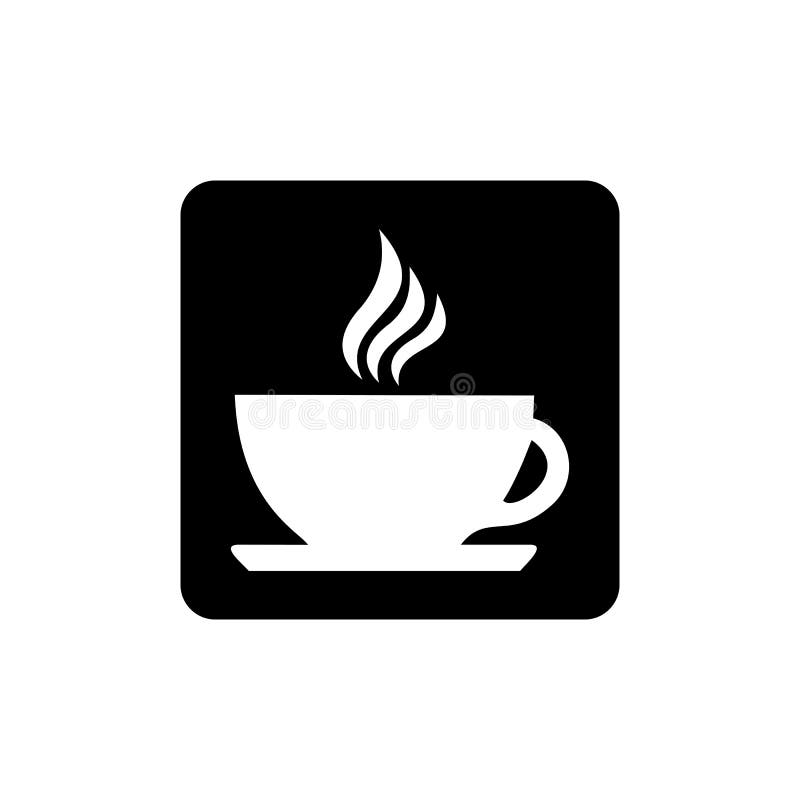 Coffee Cup Icon Vector Symbol Stock Vector - Illustration of chef ...