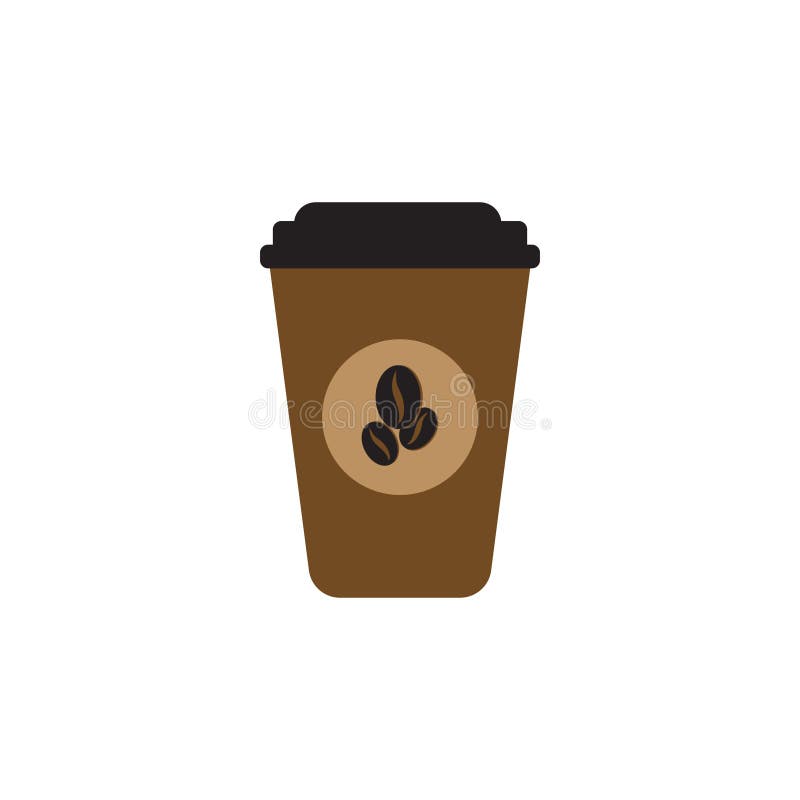 Coffee Cup Icon Design Template Vector Isolated Illustration Stock ...