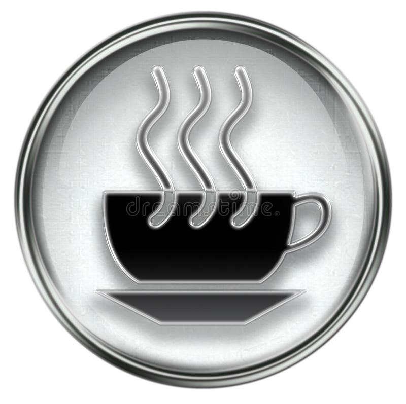 Coffee cup icon grey stock illustration. Illustration of isolated - 5971329