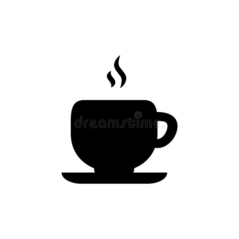 Coffee Cup Icon for Simple Flat Style Ui Design Stock Vector ...