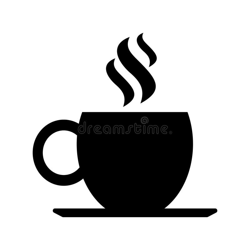 Coffee Cup Icon. Cup of Coffee with Steam Icon. Stock Vector ...
