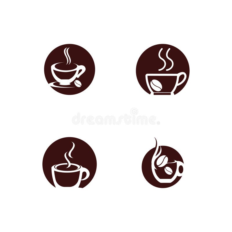 Coffee Cup Icon and Symbol Vector Template Illustration Stock ...