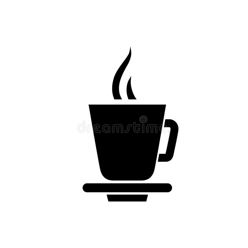 Coffee Cup Icon. Tea Cup Simple Flat Style Vector Illustration Stock ...