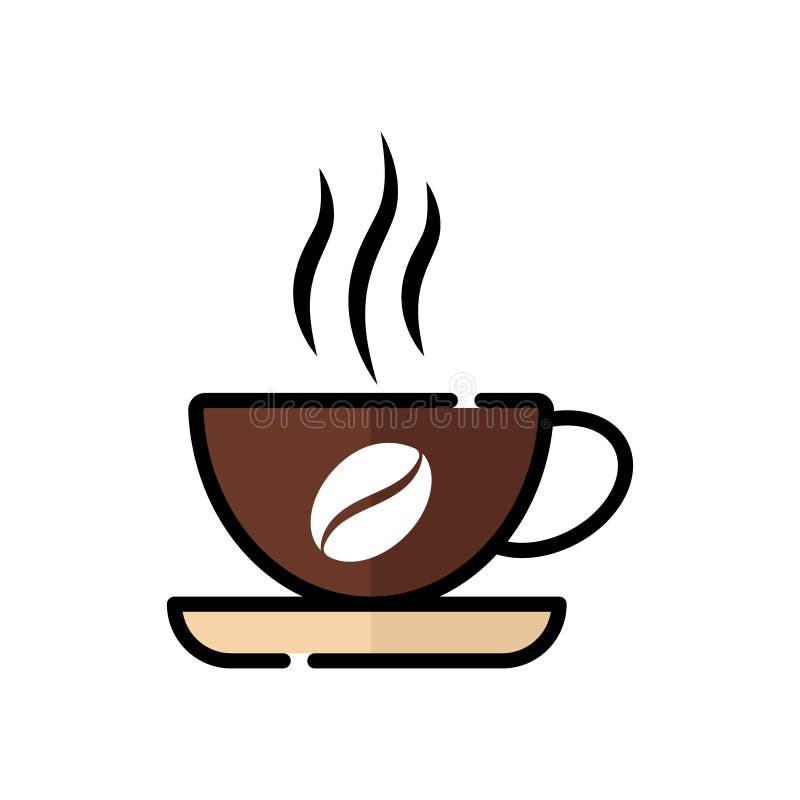 Coffee Cup Icon Vector Design Illustration. Cup of Coffee Icon Vector ...