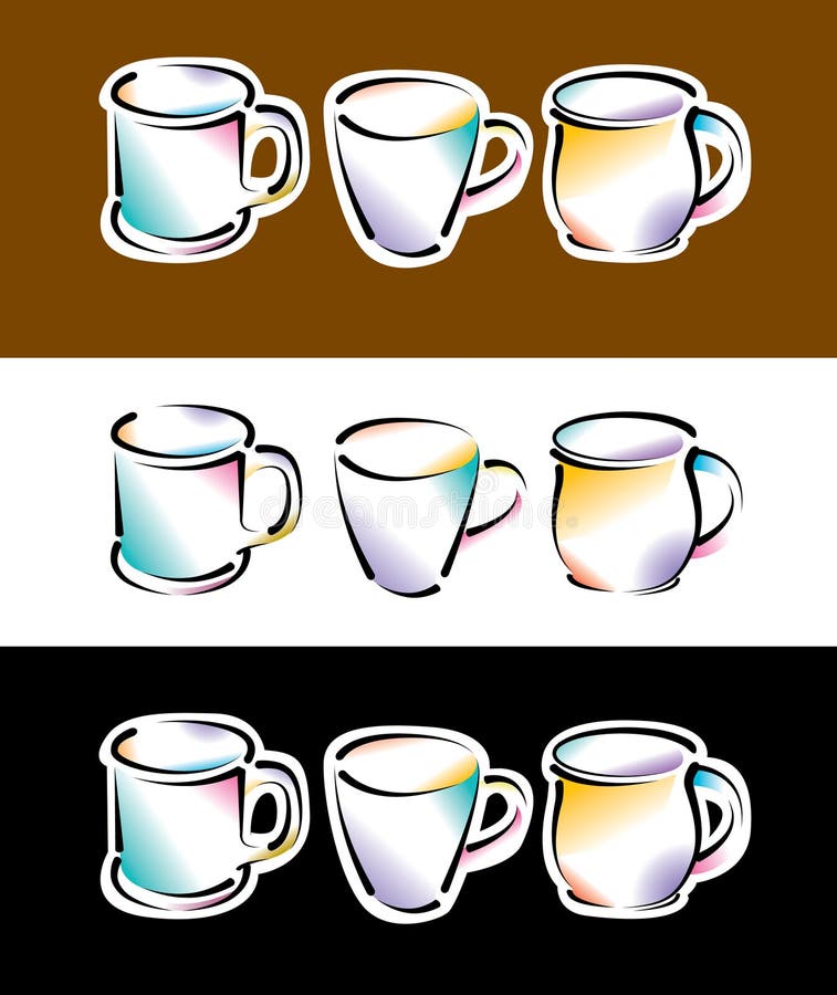 Coffee cup illustration stock vector. Illustration of artwork - 5605499