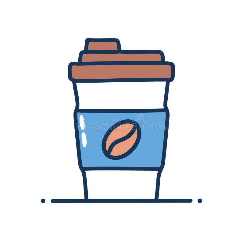 Coffee Cup Illustration. Cartoon Illustration of a Coffee Cup, Perfect ...