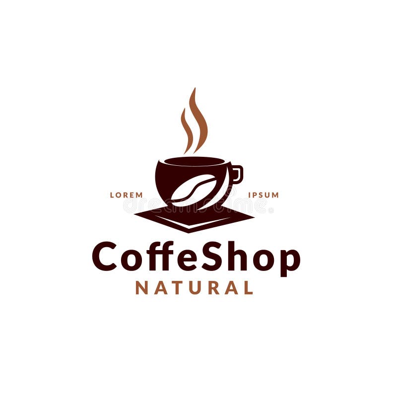 Coffee Cup Logo Design Vector Template. Hot Drinks Cafe Logotype ...