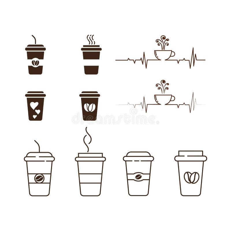 Coffee cup Logo Template stock vector. Illustration of abstract - 226666766