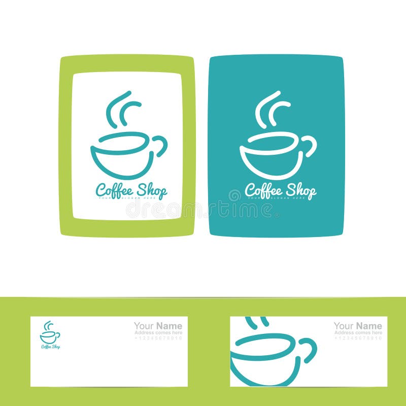 Coffee cup logo stock vector. Illustration of brand, label - 54343132