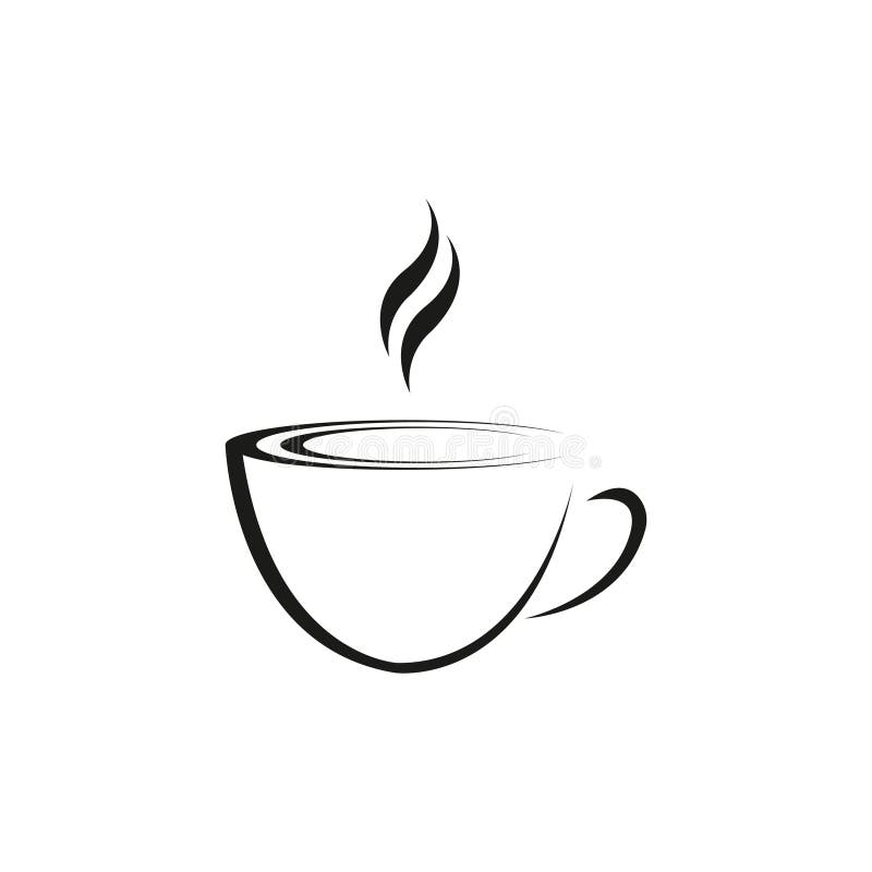 Coffee Cup Logo Vector Icon Illustration Design Stock Vector ...