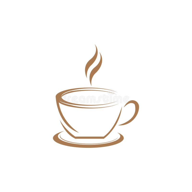 Coffee Cup Logo Vector Icon Illustration Design Stock Vector ...