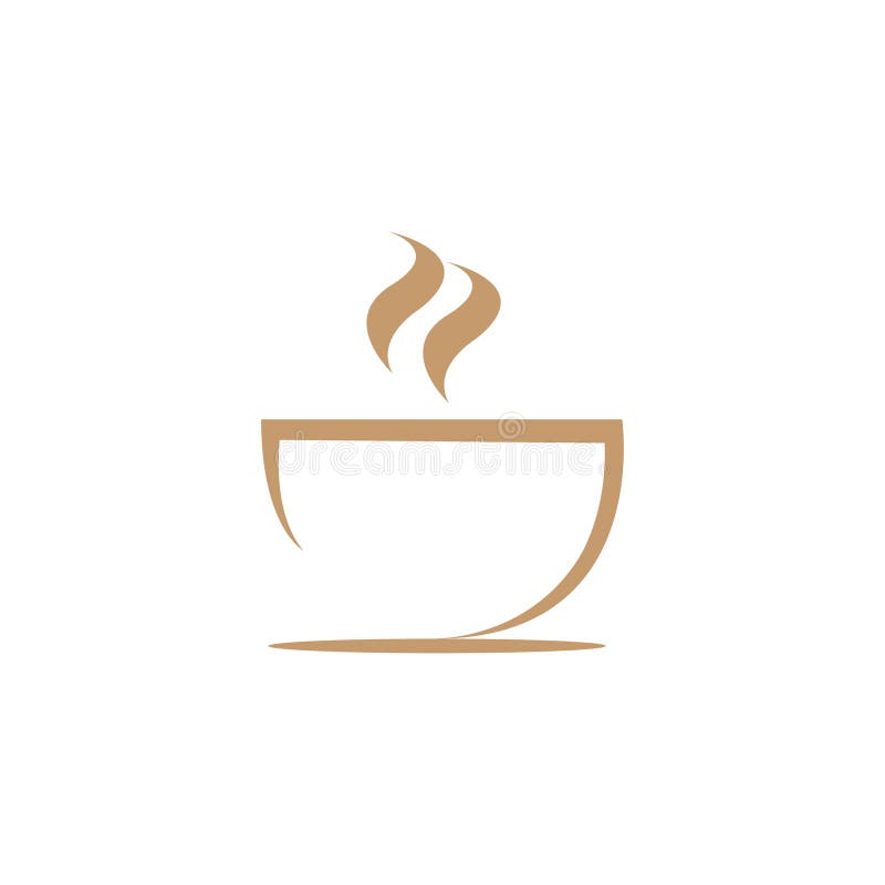 Coffee Cup Logo Vector Icon Illustration Design Stock Vector ...