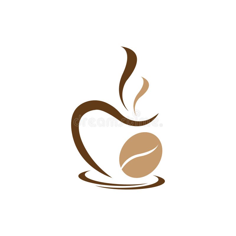 Coffee Cup Logo Vector Icon Illustration Design Stock Vector ...