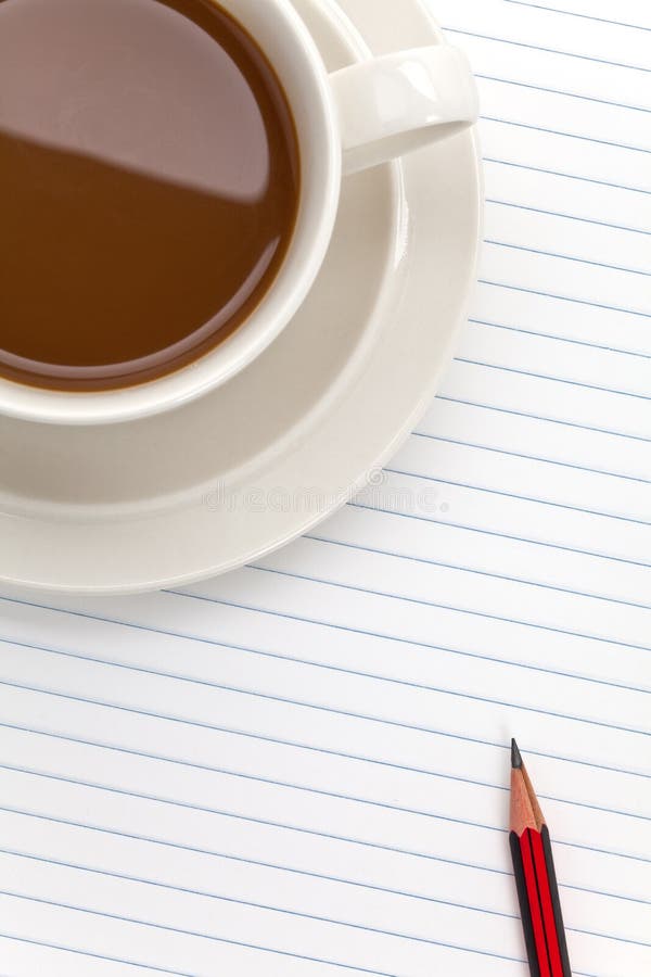 Coffee cup and notes stock image. Image of coffee, caffeine - 227440537