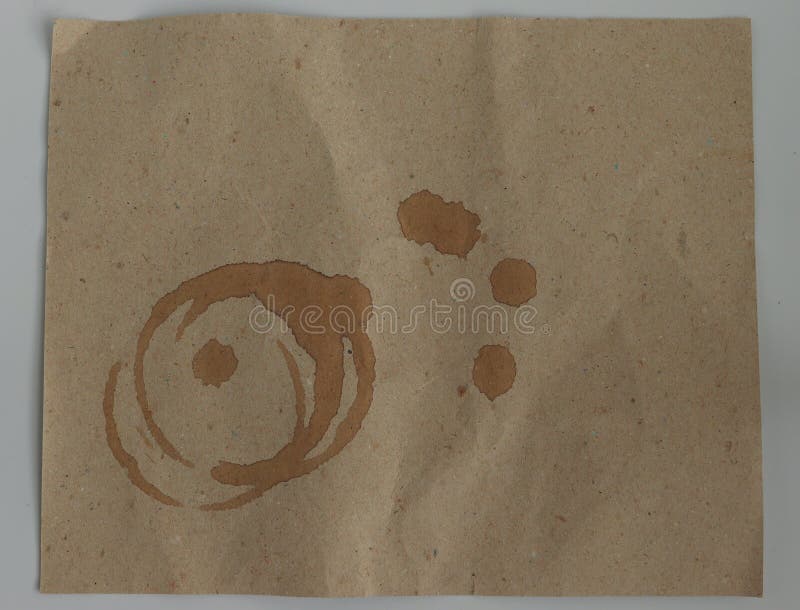 147 Coffee Cup Rings Stains Brown Paper Texture Stock Photos - Free ...