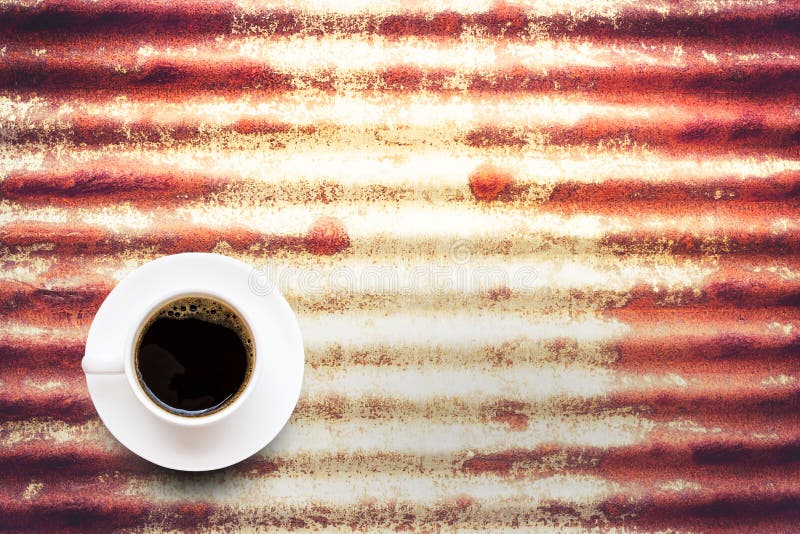 A Rusty Corrugated Iron Metal Texture Stock Image - Image of hangar ...