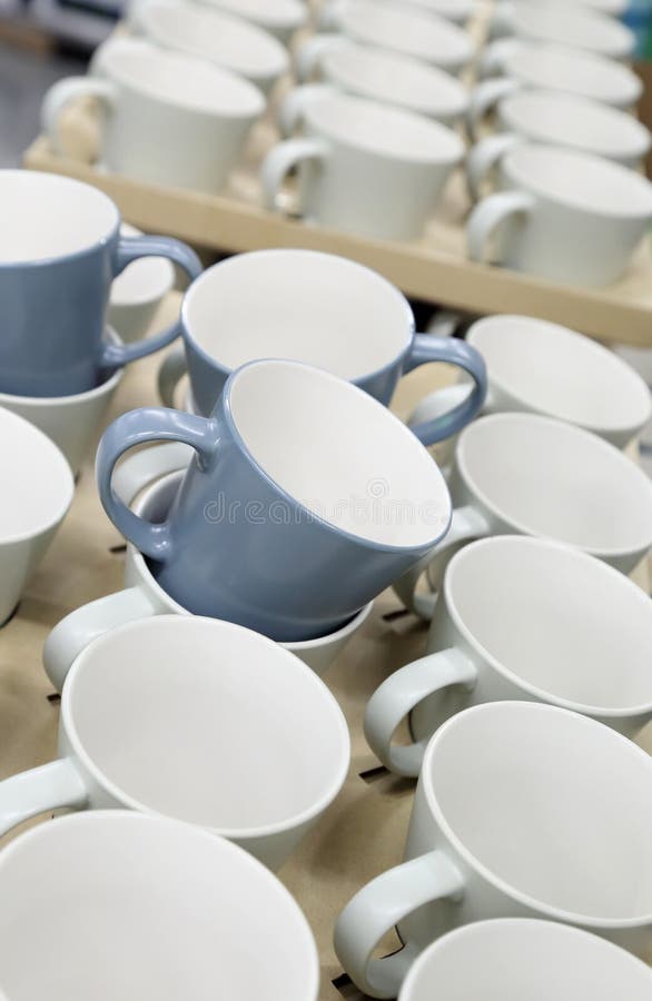 Coffee cup on sale stock photo. Image of list, bule, selling - 32308922