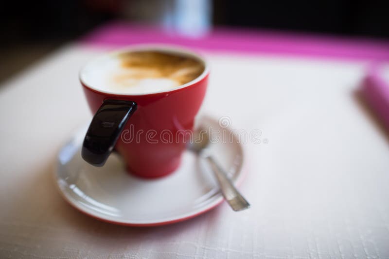 Coffee cup shallow dof stock photo. Image of vintage - 84572806
