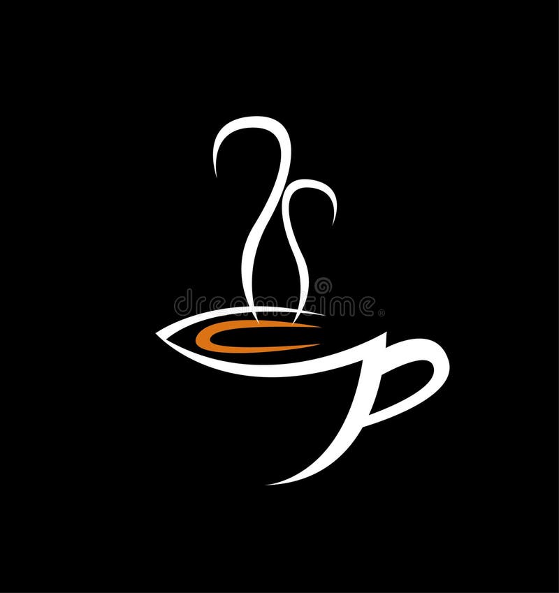 Coffee cup and smoke stock vector. Illustration of dessert - 310804758