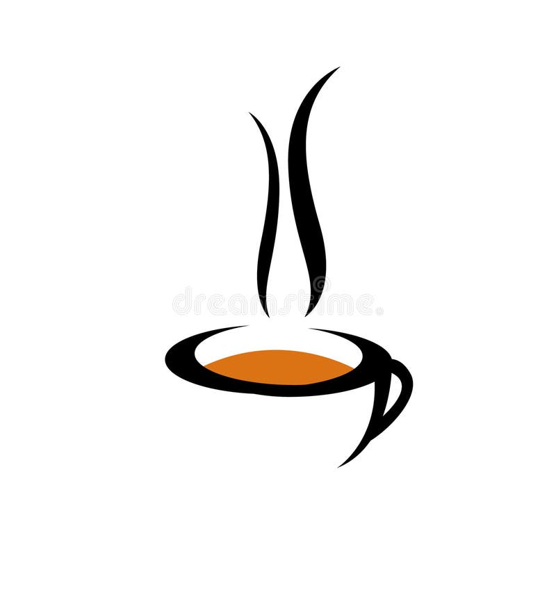 Coffee cup and smoke stock vector. Illustration of flavors - 310804759