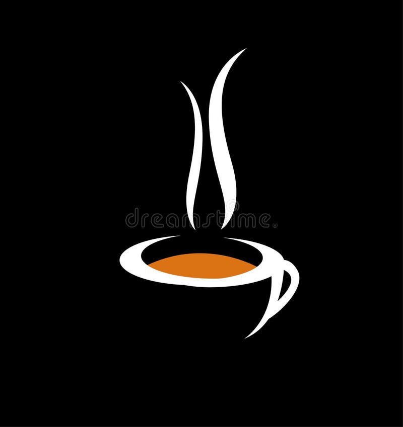 Coffee cup and smoke stock vector. Illustration of steam - 313346665