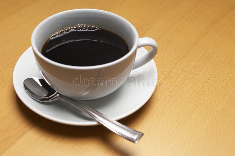 Coffee Cup with Spoon stock image. Image of still, aroma - 29661667