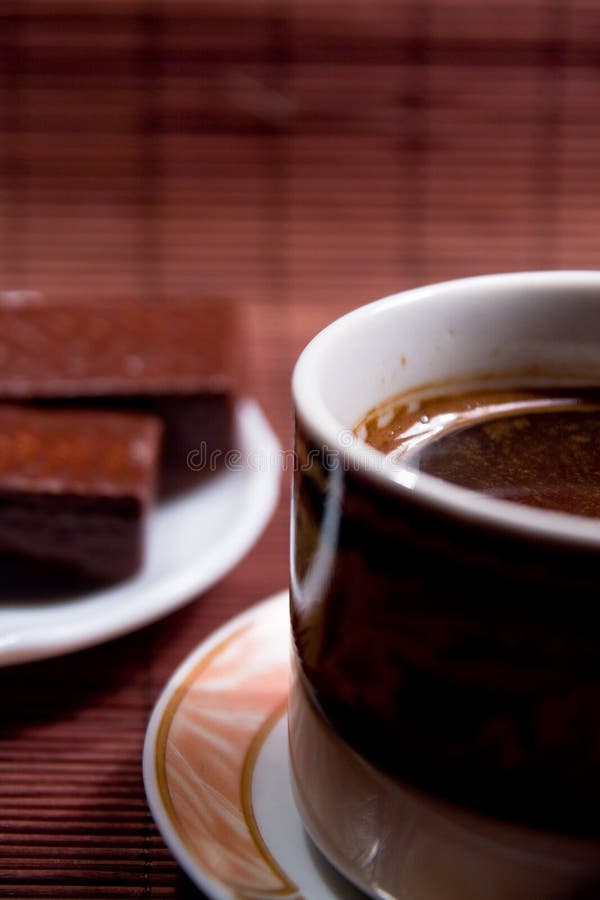 Coffee cup and sweets stock photo. Image of serve, flavor - 4251462
