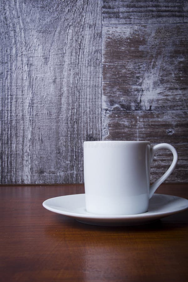 Coffee cup on the table stock image. Image of white - 166350577