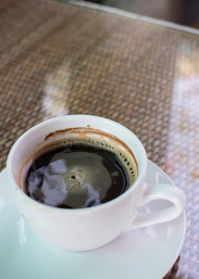 Coffee cup on table stock image. Image of close, ceramics - 64926587
