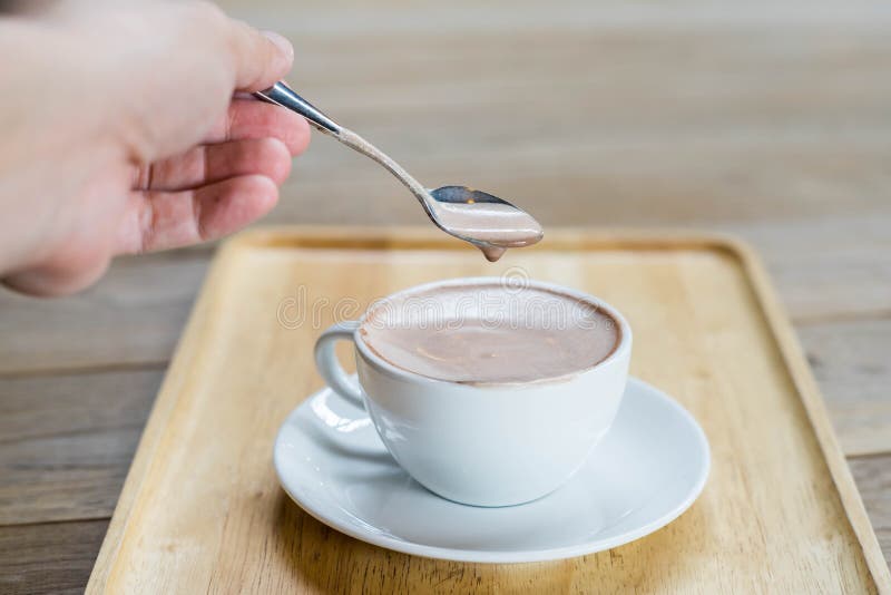 Coffee cup on the table stock photo. Image of closeup - 112732996