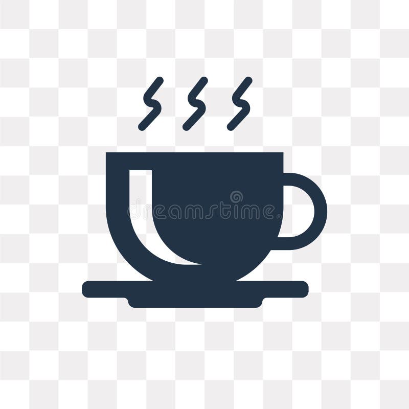 Coffee Cup Vector Icon Isolated on Transparent Background, Coffee Cup ...