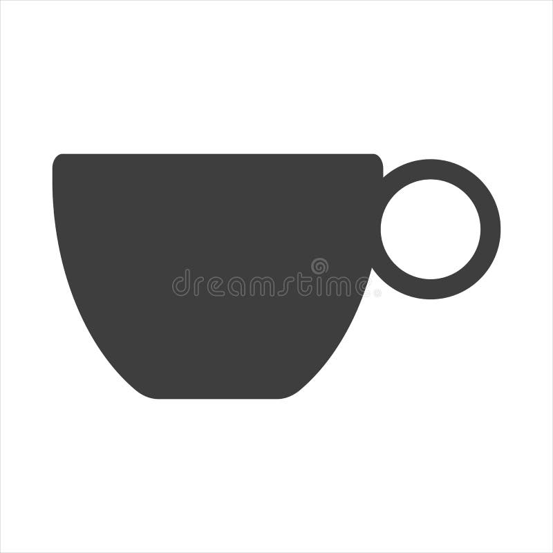Coffee Cup Icon. Vector. Esp Stock Vector - Illustration of energy ...