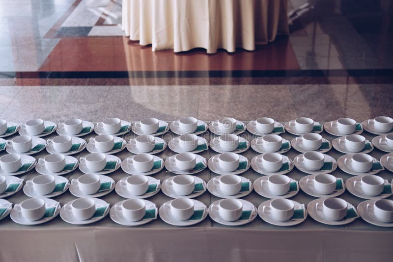Coffee Cup for Wedding Banquet Conference Seminar Catering Event. Tea ...