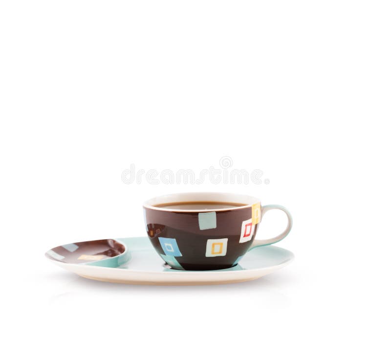 Coffee-cup with White Copy Space Stock Photo - Image of adverise ...