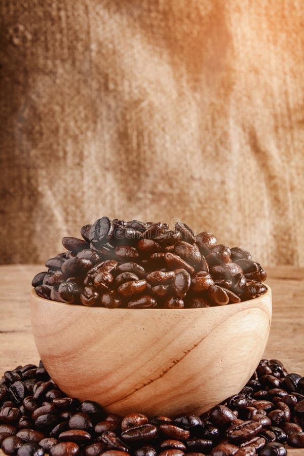 Coffee cup on wood table stock image. Image of rustic - 91390647