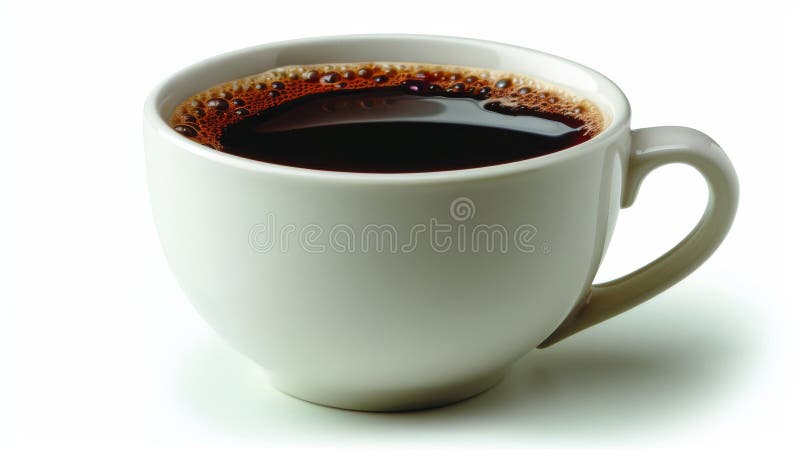 Coffee Cup with Yellow Spot Stock Photo - Image of abnormal, aroma ...
