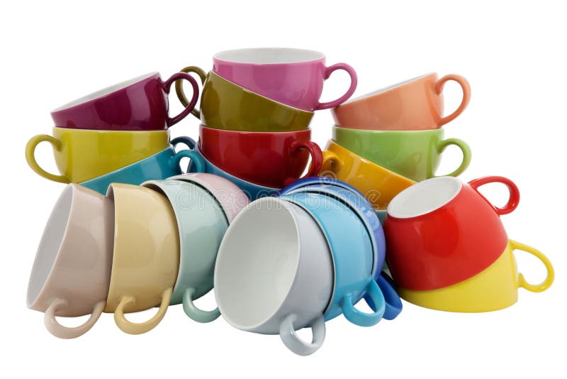 Coffee Cups stock photo. Image of arrangement, dishware - 25794228