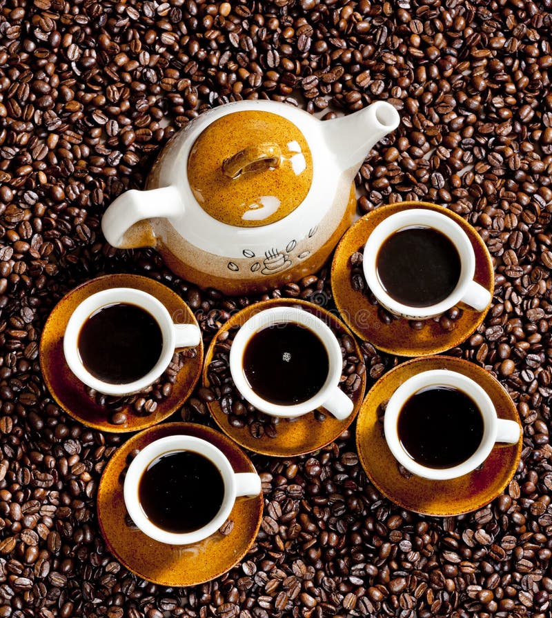 Coffee cups stock photo. Image of lifes, indoors, closeup - 12867298