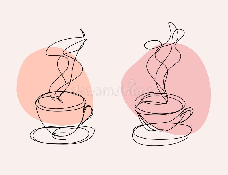 Coffee Continuous Line Art Stock Illustrations – 1,698 Coffee ...