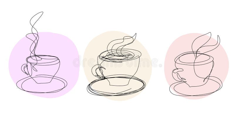 Coffee Continuous Line Art Stock Illustrations – 1,698 Coffee ...