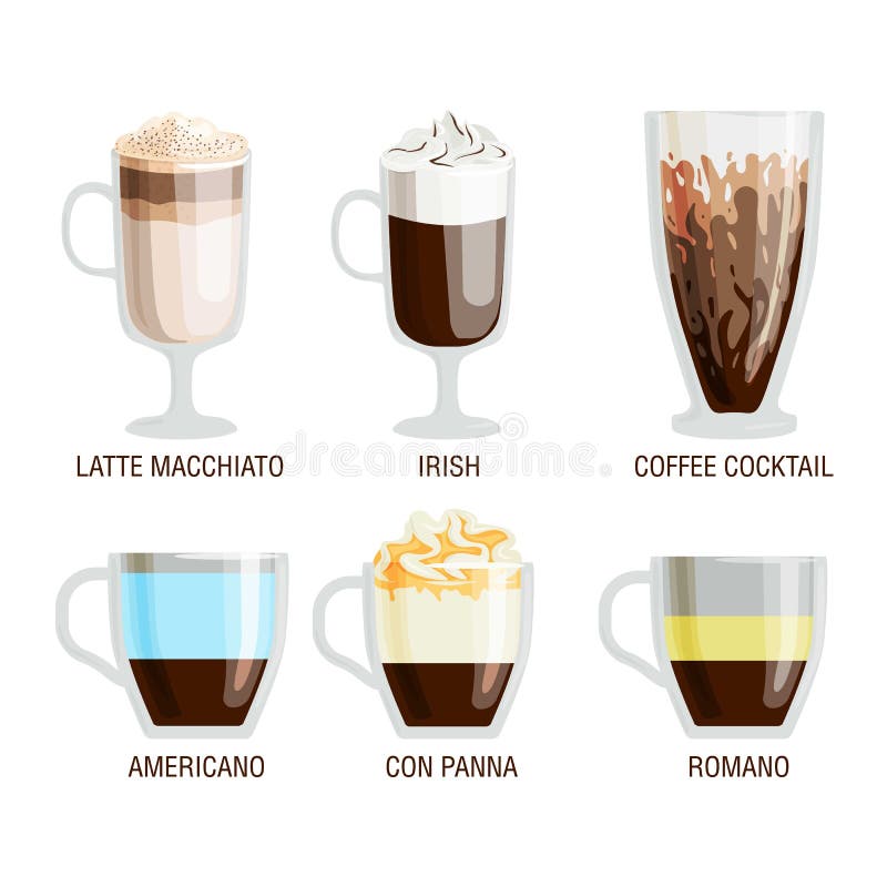 Coffee Cups Different Cafe Drinks Americano Stock Illustrations – 73 ... Coffee Cups Different Cafe Drinks Americano Stock Illustrations – 73 ...
