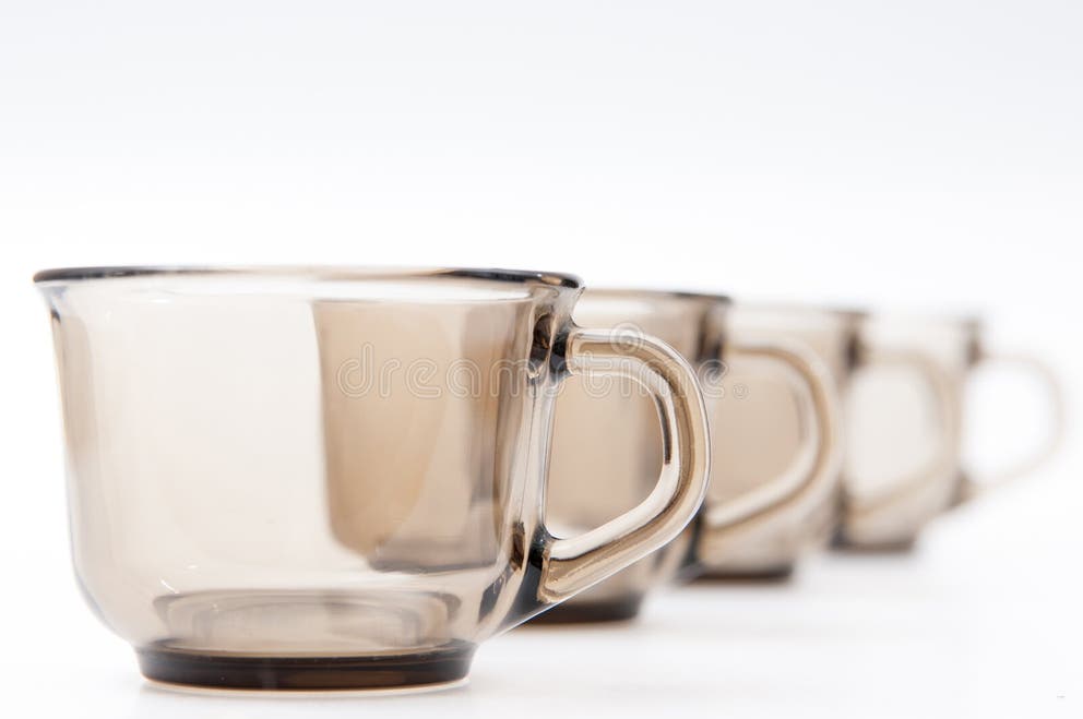 Coffee cups row stock photo. Image of coffee, plastic - 55304138