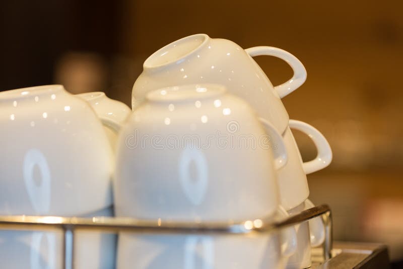 Coffee cups stock image. Image of restaurant, shop, cups - 80346757