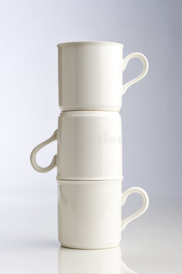 Coffee cups stacked stock image. Image of cafe, stacked - 2076439