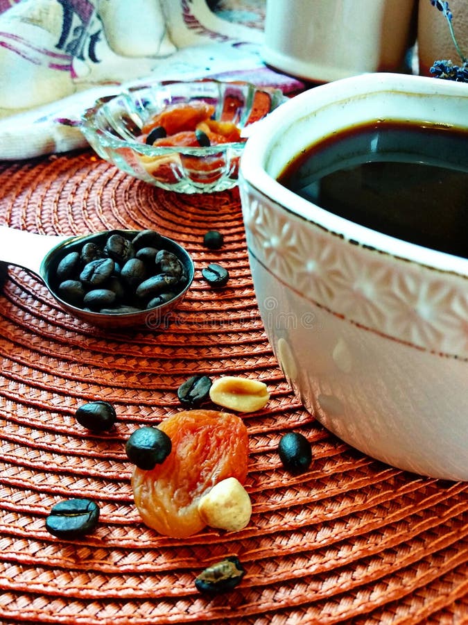 Coffee stock image. Image of break, lavender, coffeebeans - 128116285