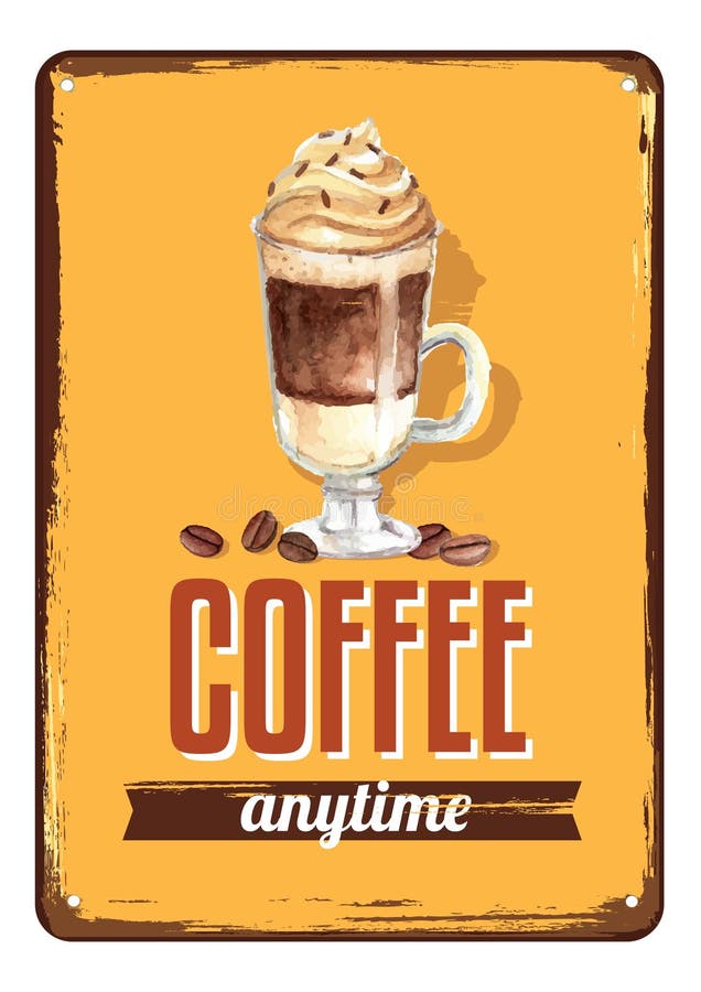 Coffee Design Concept. Vector Illustration Decorative Design Stock ...