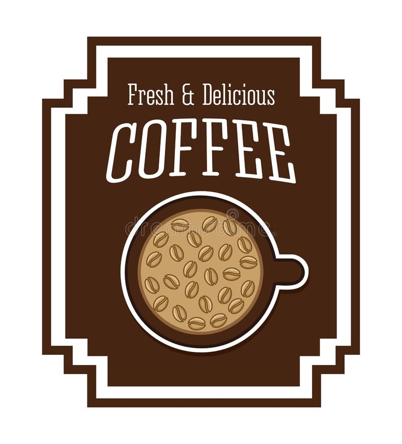 Coffee design stock vector. Illustration of abstract - 46920353